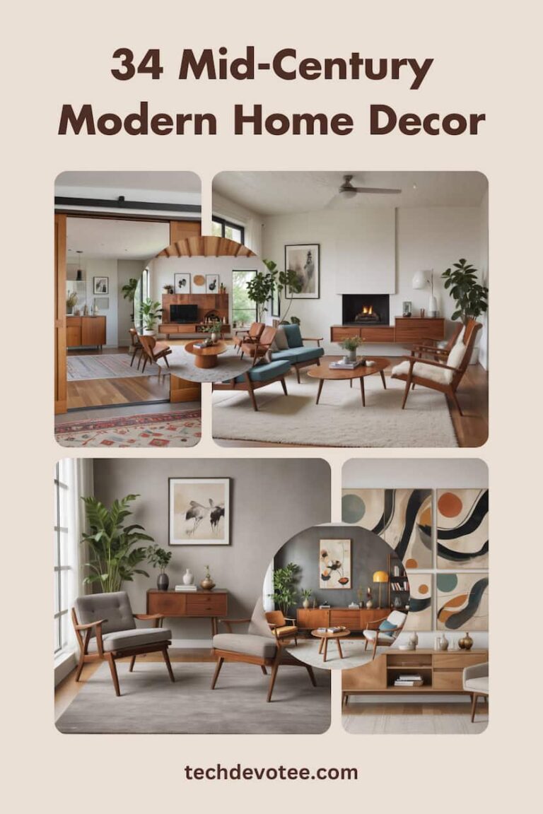 34 Iconic Mid-Century Modern Decor Ideas for Effortless Style - TechDevotee