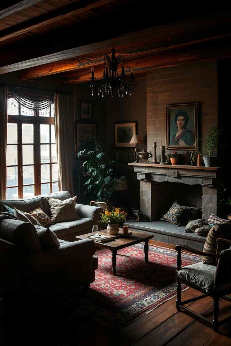 38 Dramatic Living Room Ideas for a Bold and Moody Vibe - TechDevotee