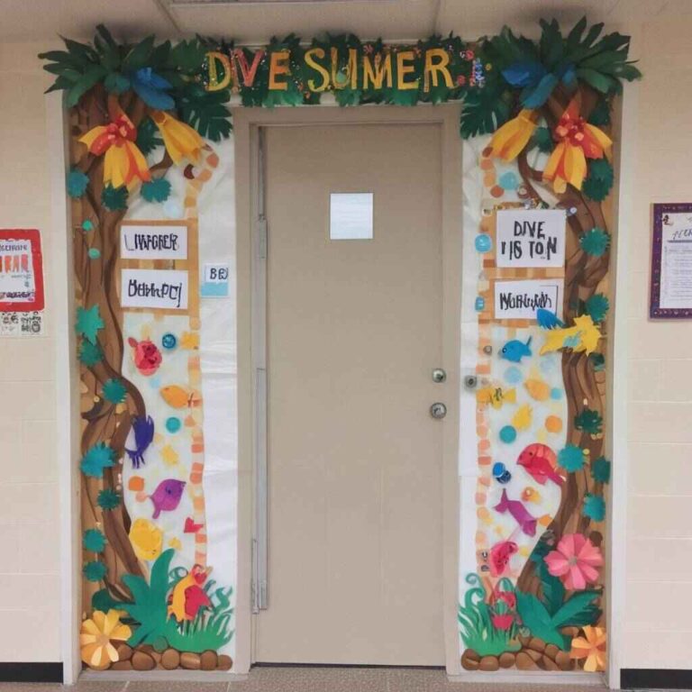 40 Bright and Fun DIY Summer Door Ideas to Liven Up Your Classroom ...