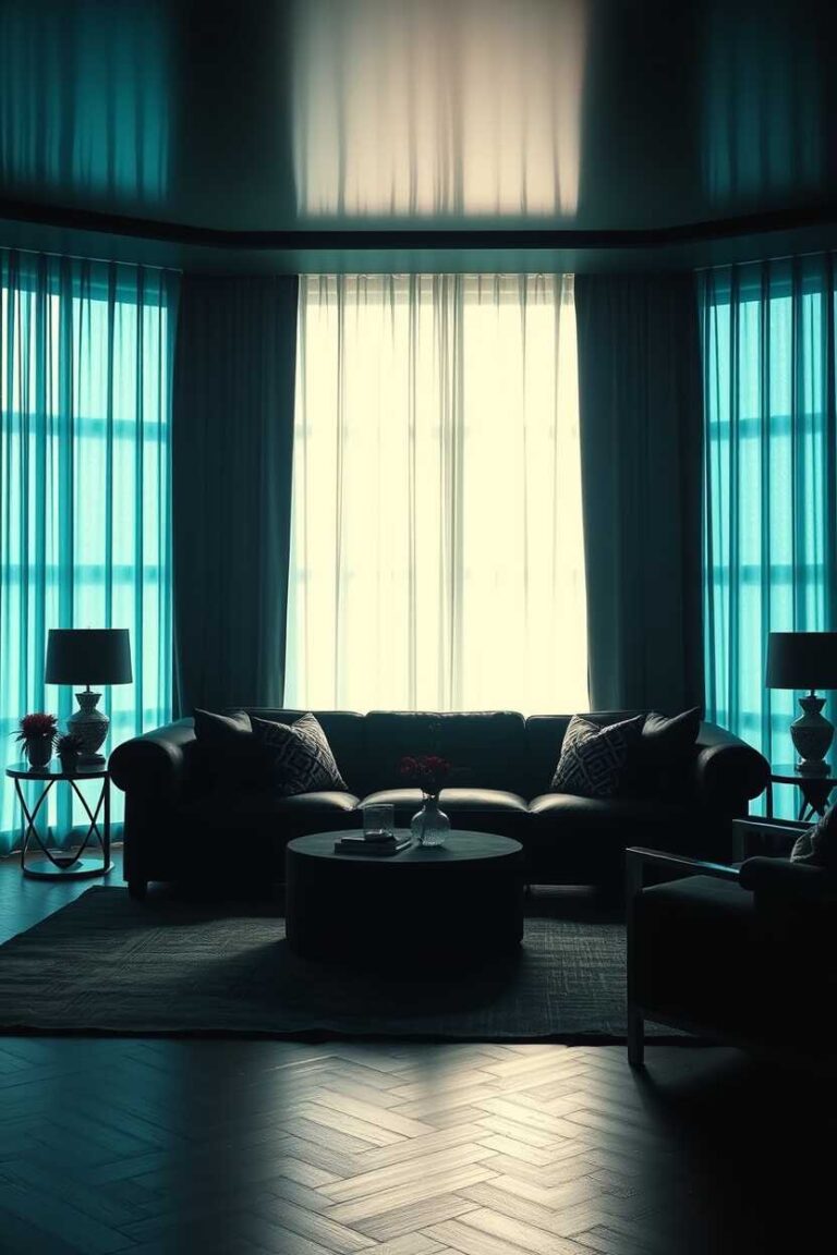 38 Dramatic Living Room Ideas for a Bold and Moody Vibe - TechDevotee