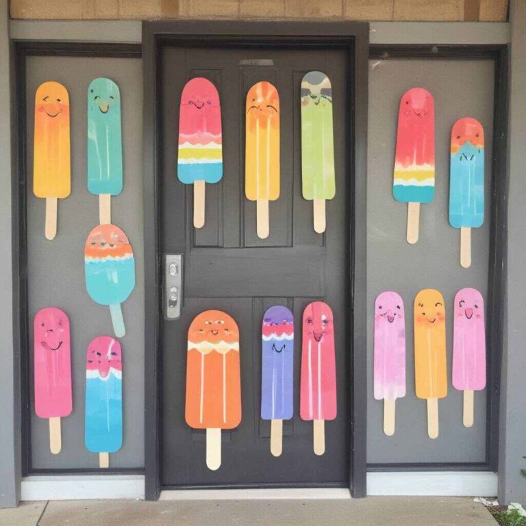 40 Bright and Fun DIY Summer Door Ideas to Liven Up Your Classroom ...