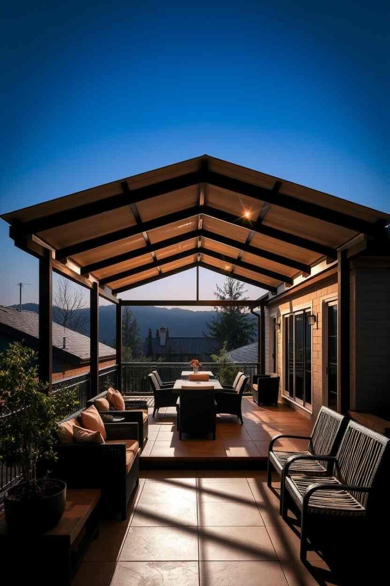 40 Stylish Patio Roof Ideas to Enhance Your Outdoor Living Experience ...