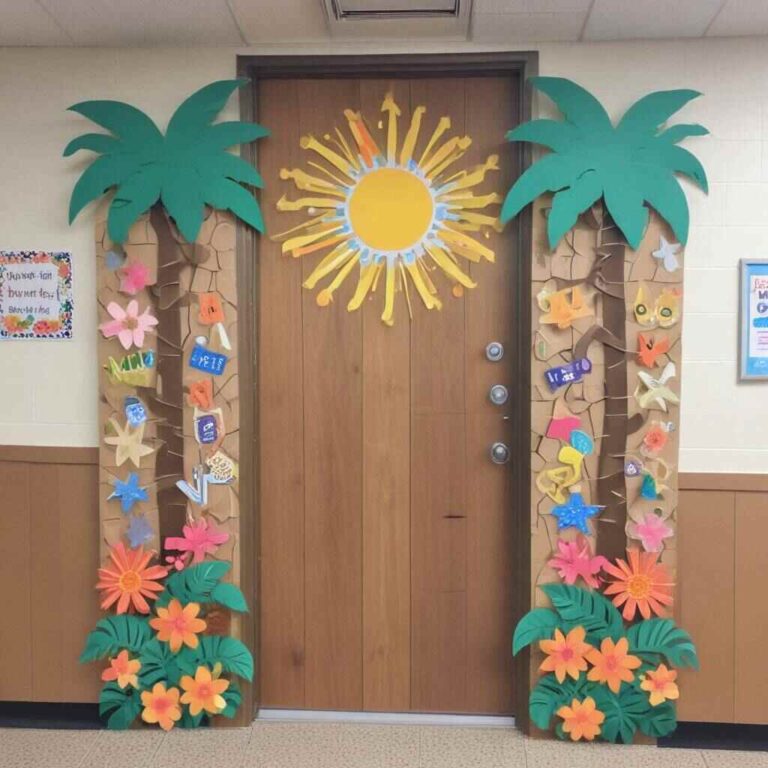 40 Bright and Fun DIY Summer Door Ideas to Liven Up Your Classroom ...