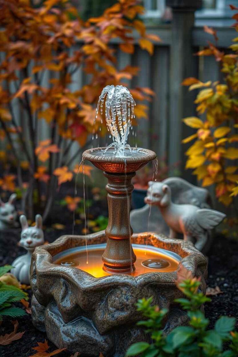 36 Solar Fountains Outdoor Diy Ideas - TechDevotee