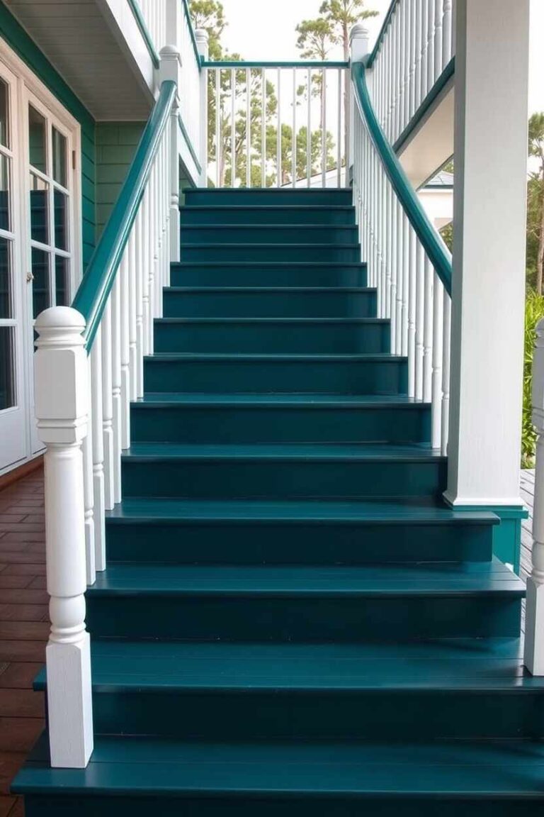 38 Unique Deck Stair Ideas to Elevate Your Outdoor Living Space ...